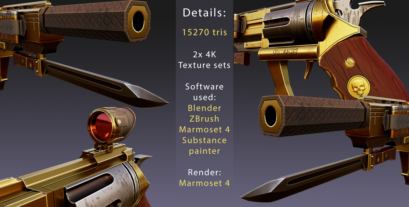 Epsilon411 - "Skullmasher" Revolver