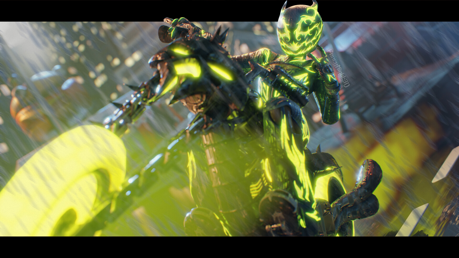 ArtStation - Fortnite - Hana Biker