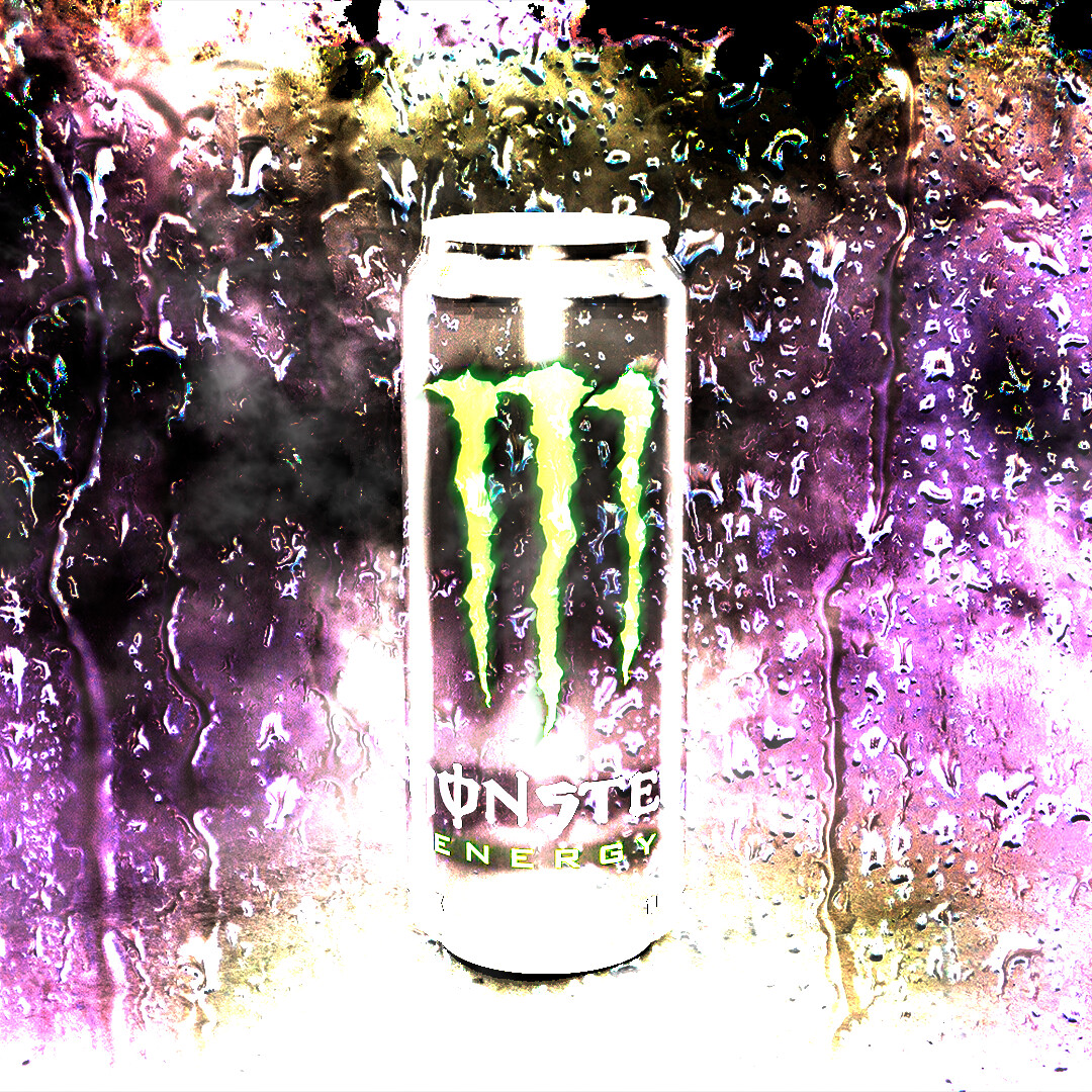 Purple Monster Energy Drink Wallpaper