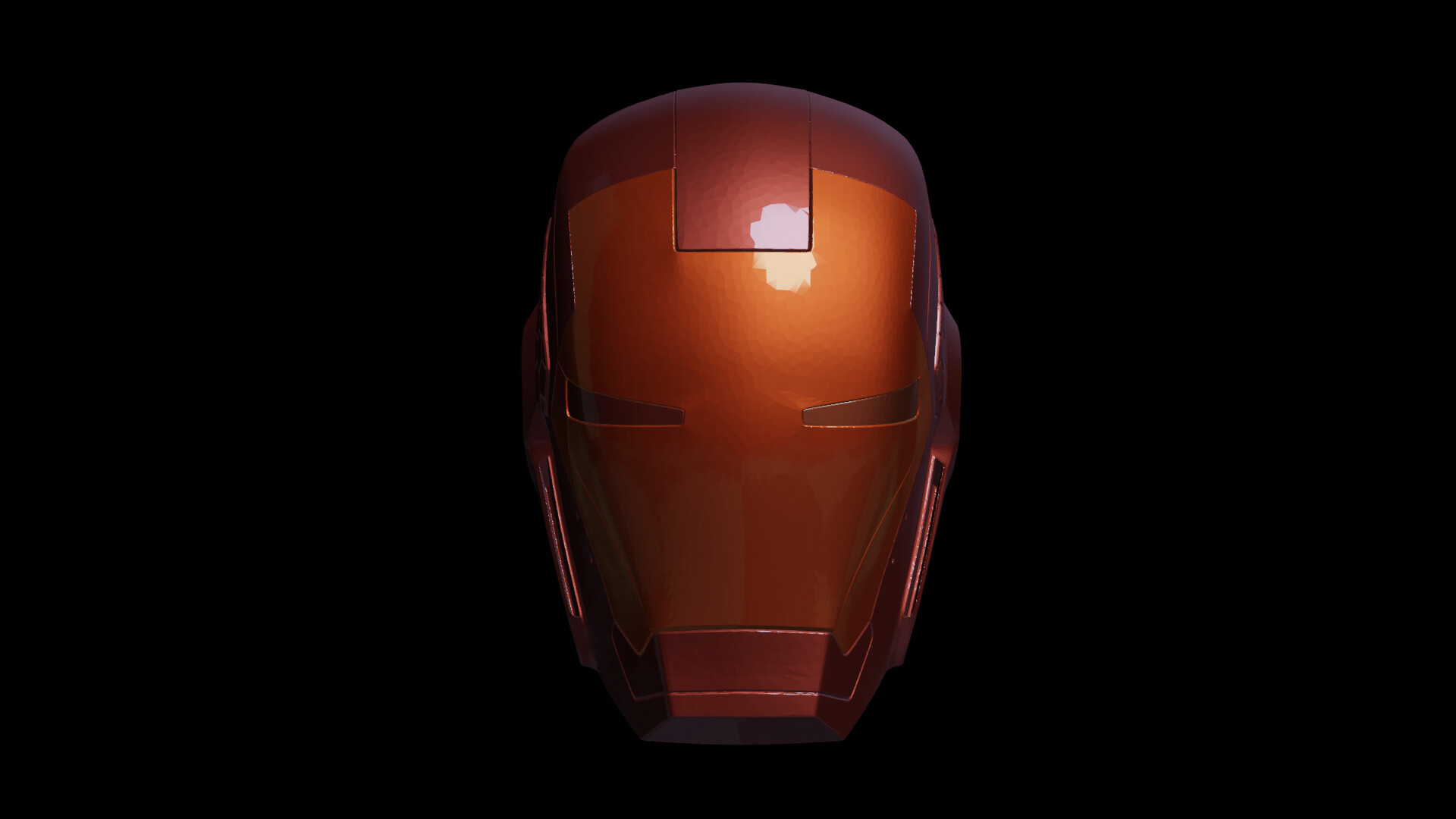 Artstation Iron Man Helmet 3d Printable Model Consisting Of 5 Pieces 3d Print Model