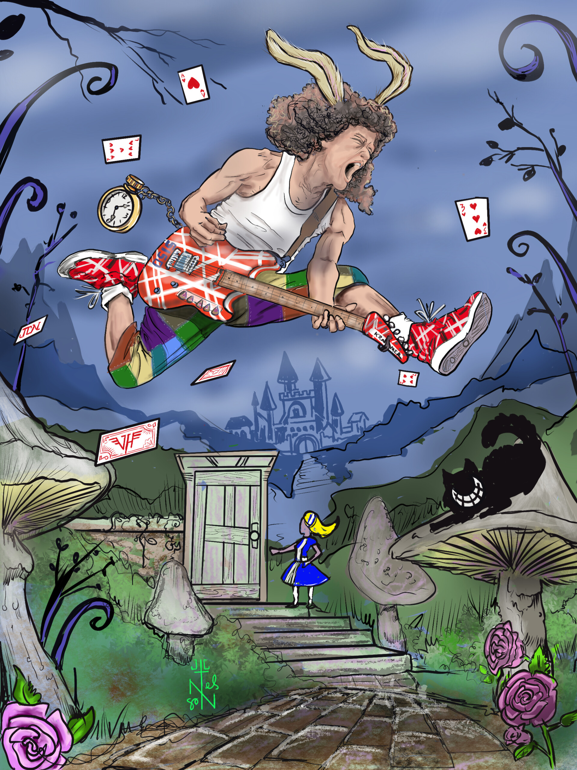 ArtStation - Eddie in Wonderland