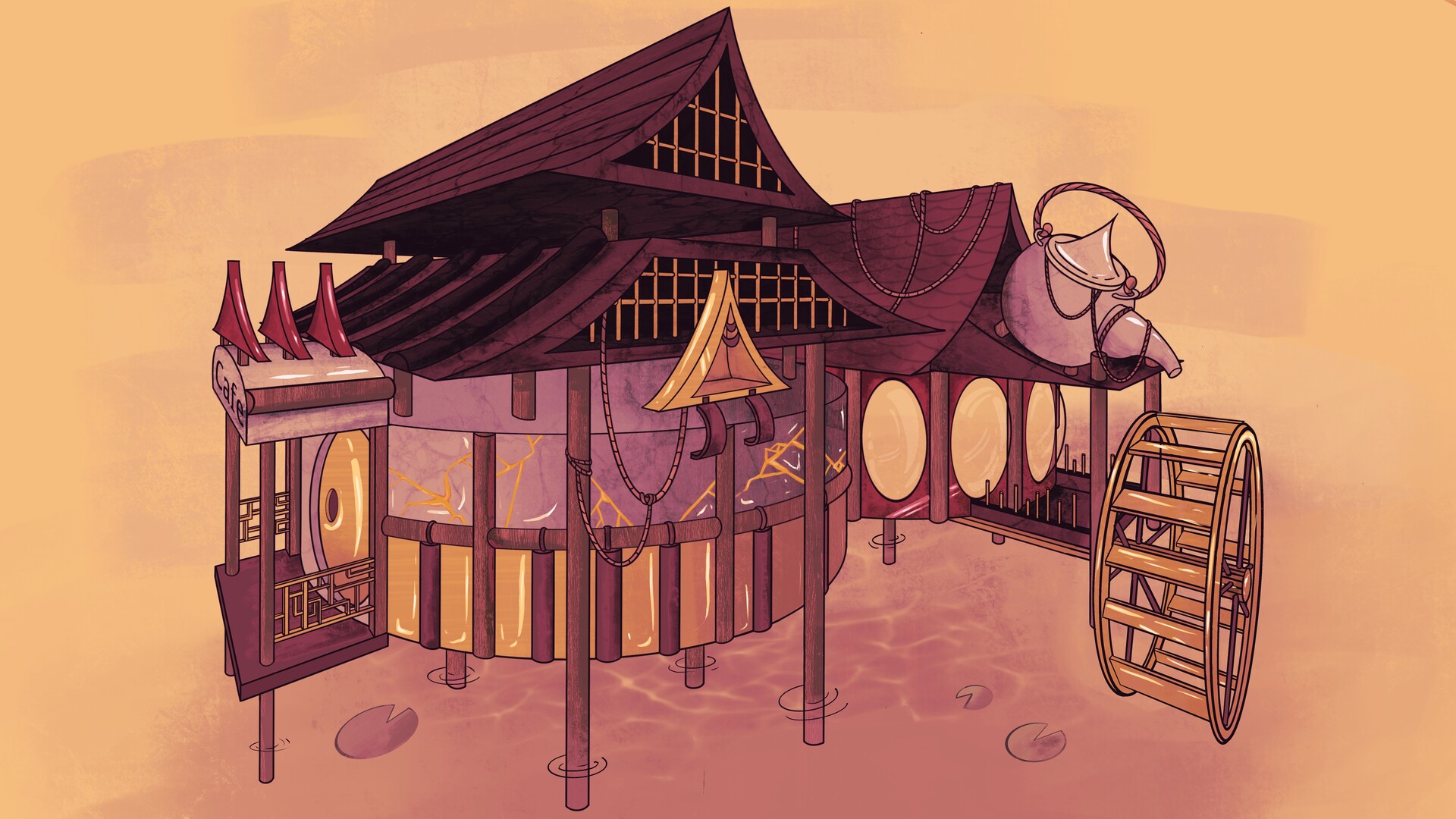 ArtStation - Tea House
