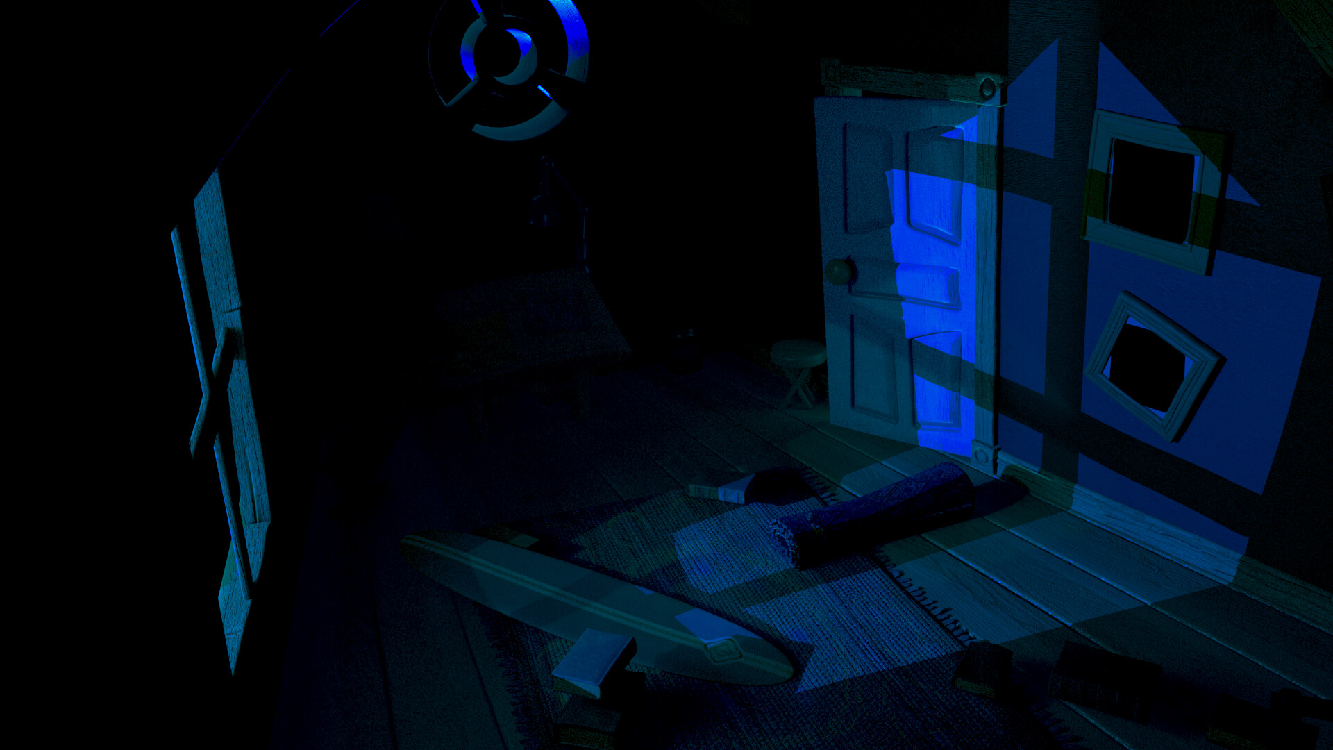 ArtStation - Lighting an Attic Scene