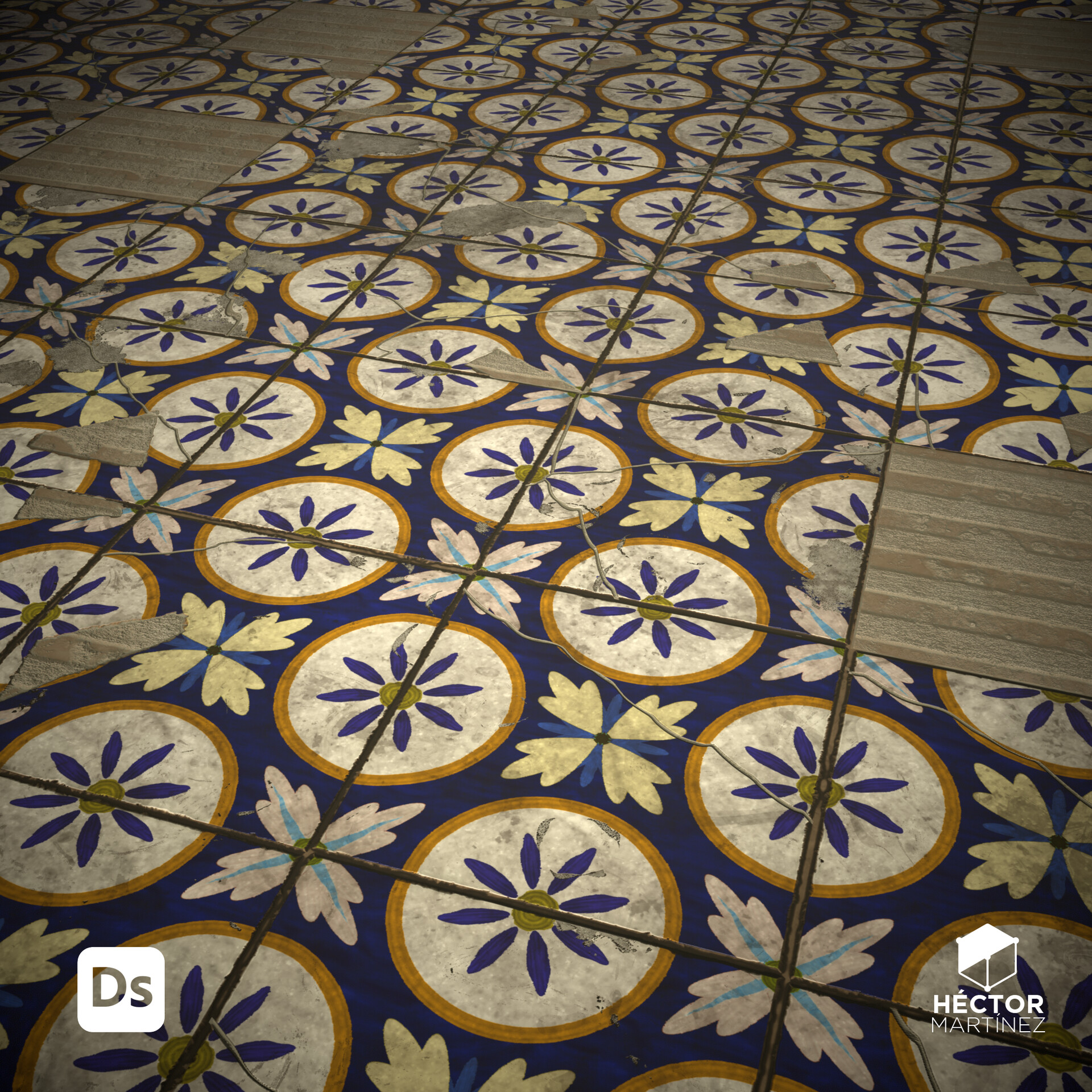 ArtStation - Old Tiles