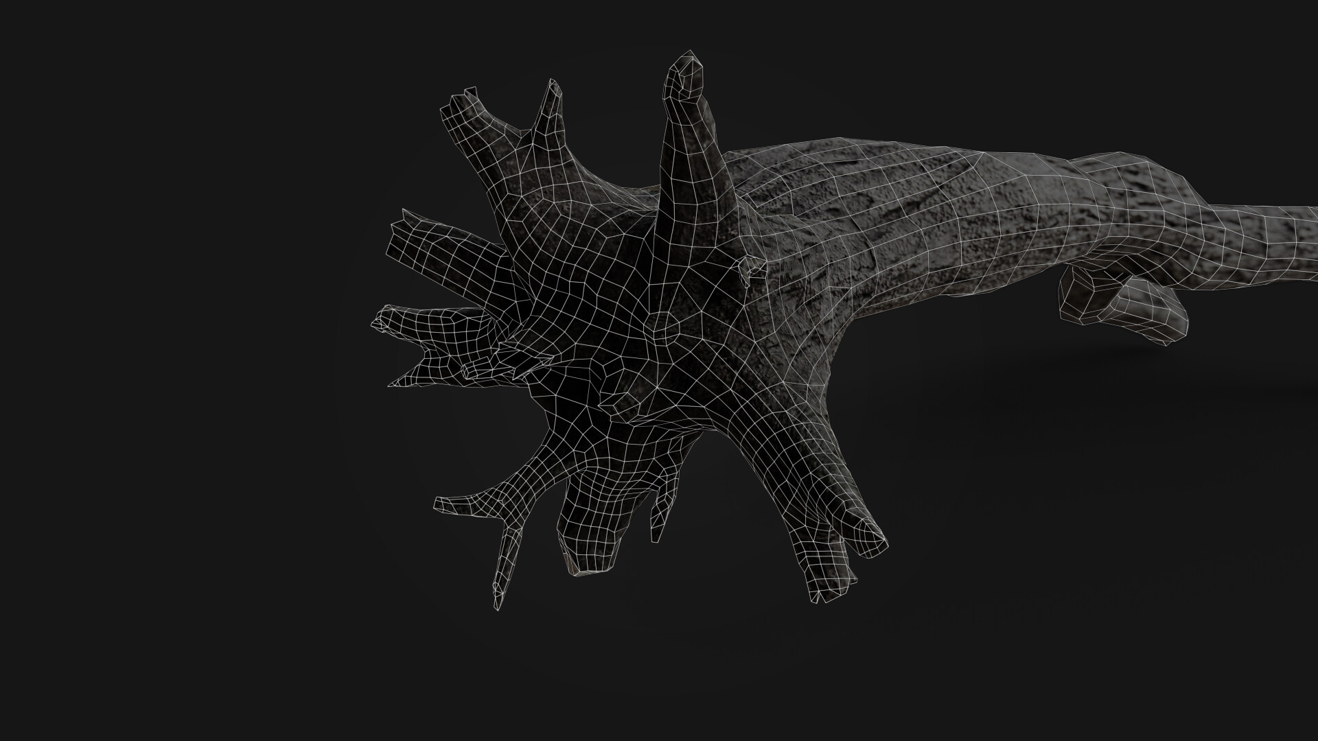 Ayaan S - Uprooted Tree - Game Asset Breakdown