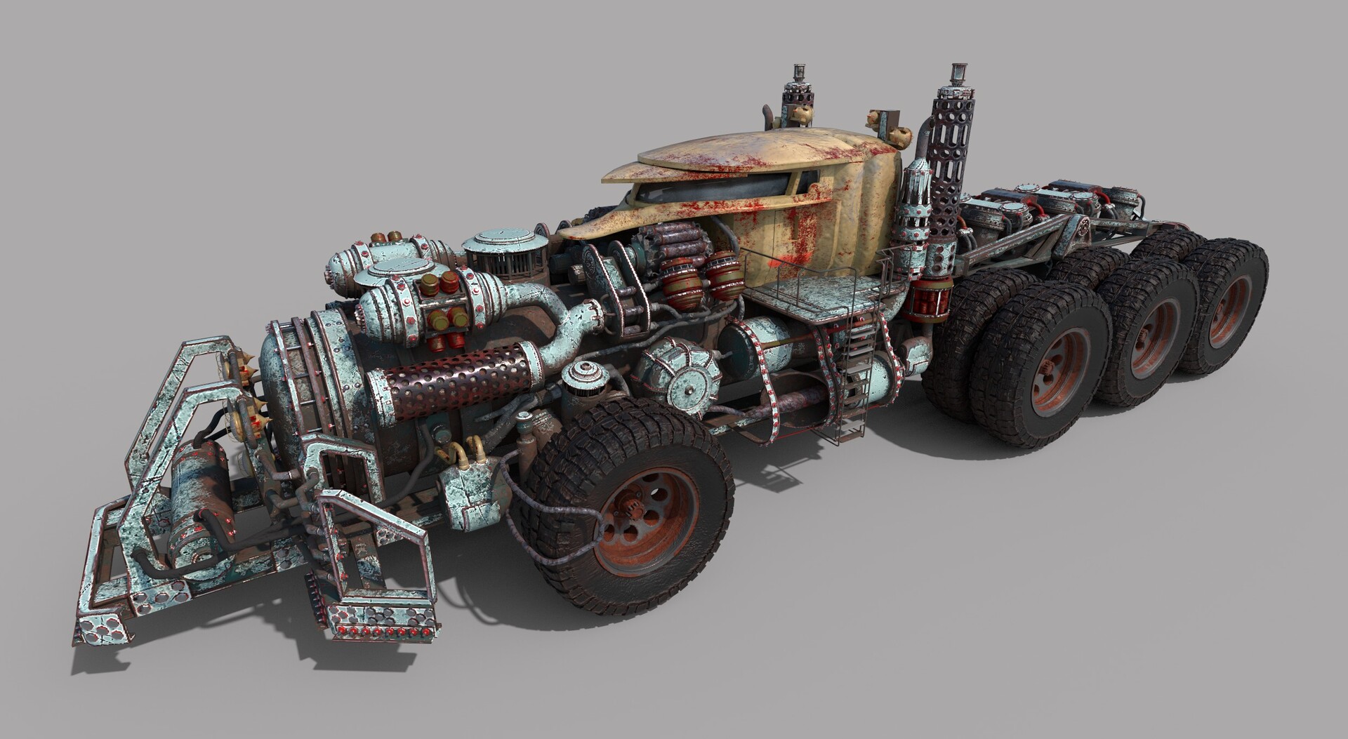 ArtStation - Steam Powered Truck