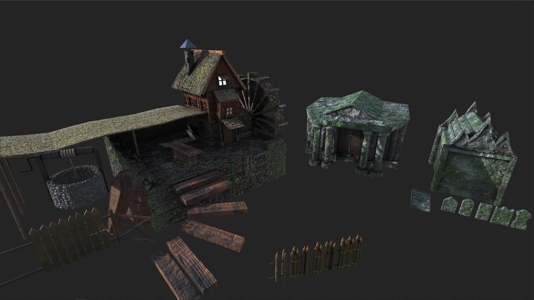 ArtStation - Low poly structures pack (part 2)