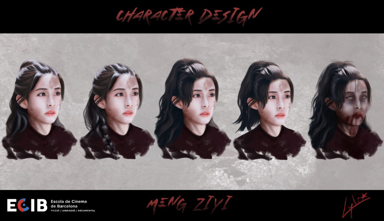 Lydia López - Zombie apocalypse character design