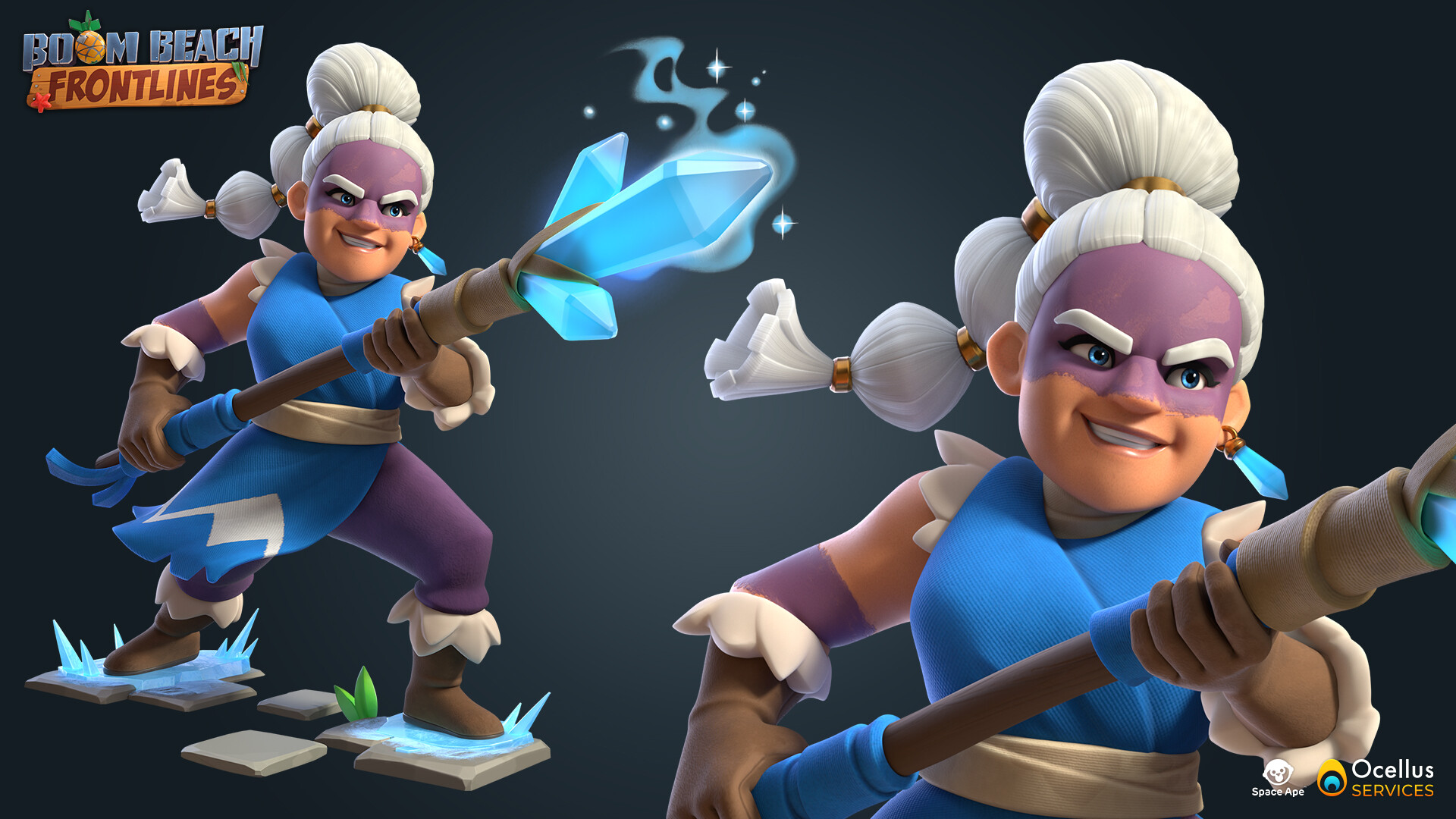 Ocellus - SERVICES - Boom Beach: Frontlines - Ice Guard