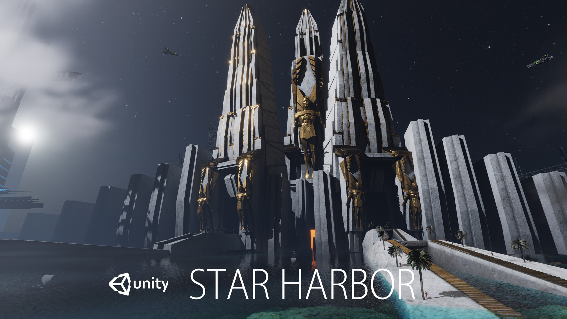ArtStation - Star Harbor (Unity Realtime World Build)