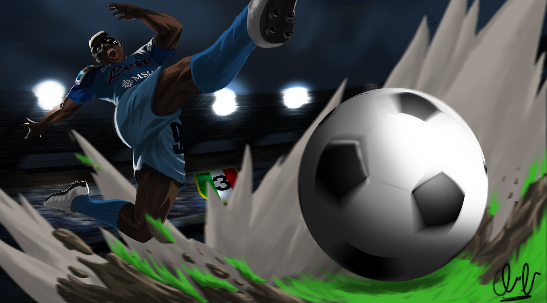 ArtStation - Victor Osimhen Fan Art