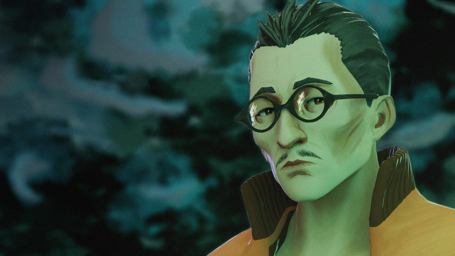 Gleb Val - Kim Kitsuragi from Disco Elysium (in Arcane like style)