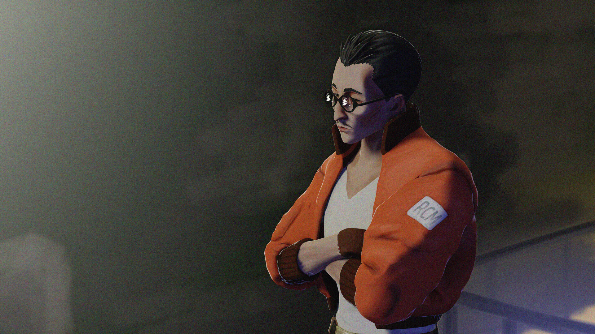 Gleb Val - Kim Kitsuragi from Disco Elysium (in Arcane like style)