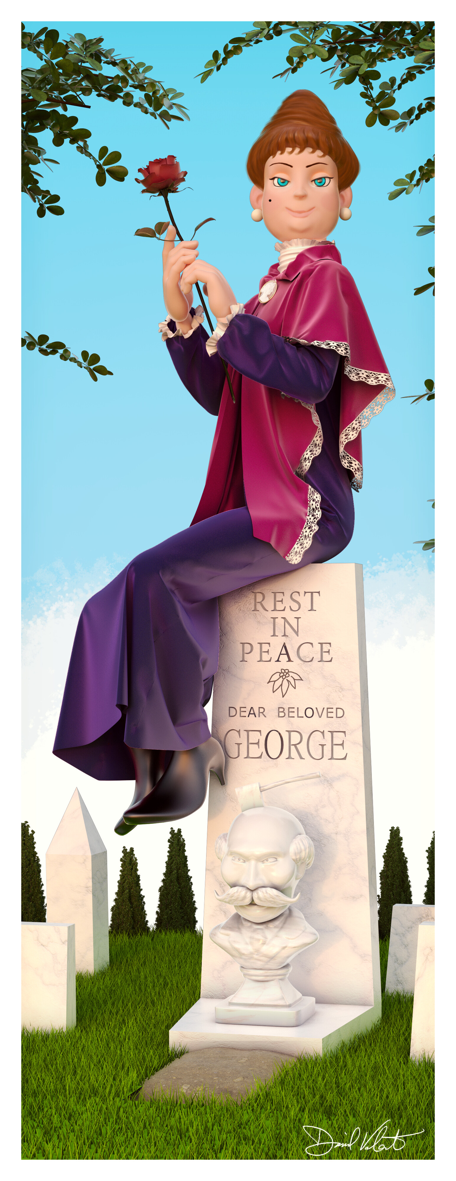 ArtStation - Constance Hatchaway from The Haunted Mansion