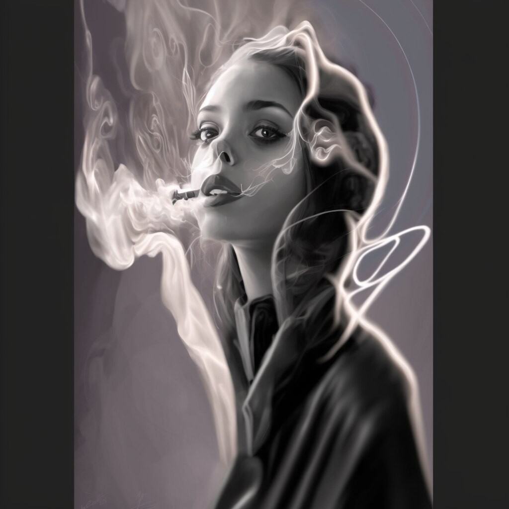 Cigarette Smoking Art