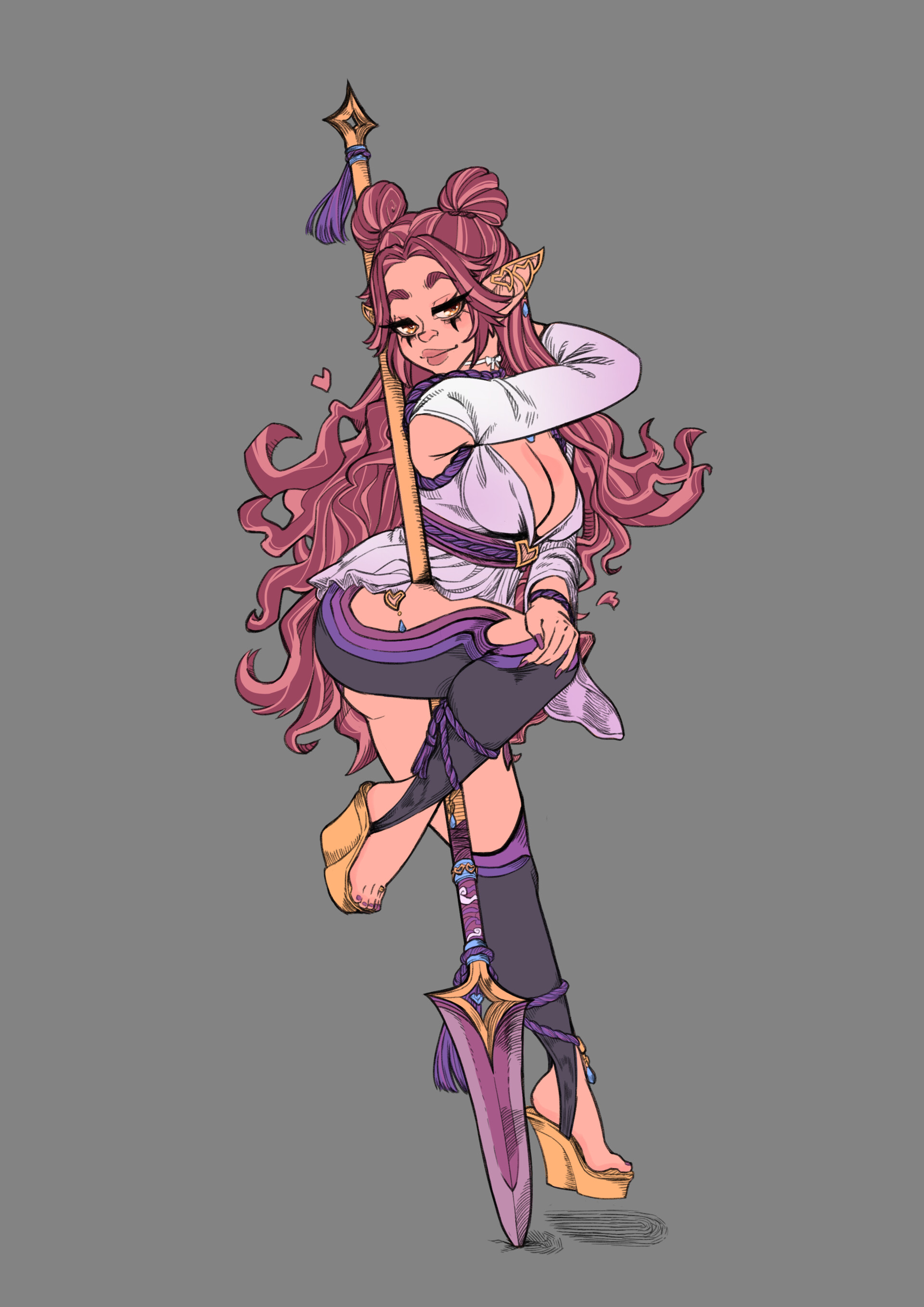 ArtStation - OC Vio Spear Poses