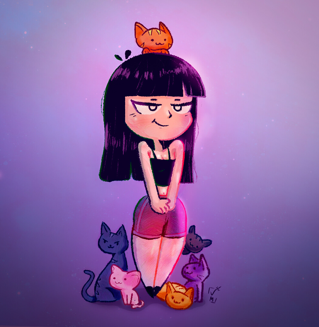 ArtStation - Cat Lover - Character Design