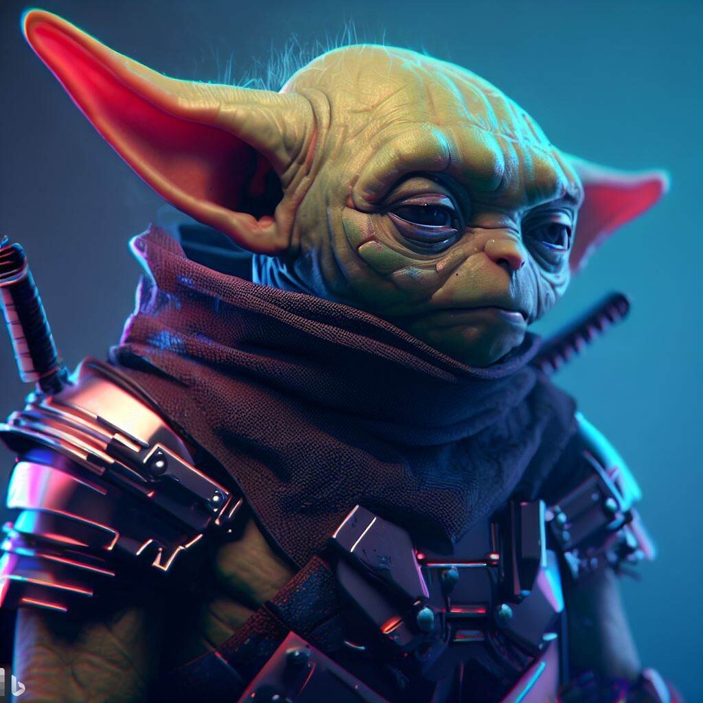 ArtStation - Cyber Yoda