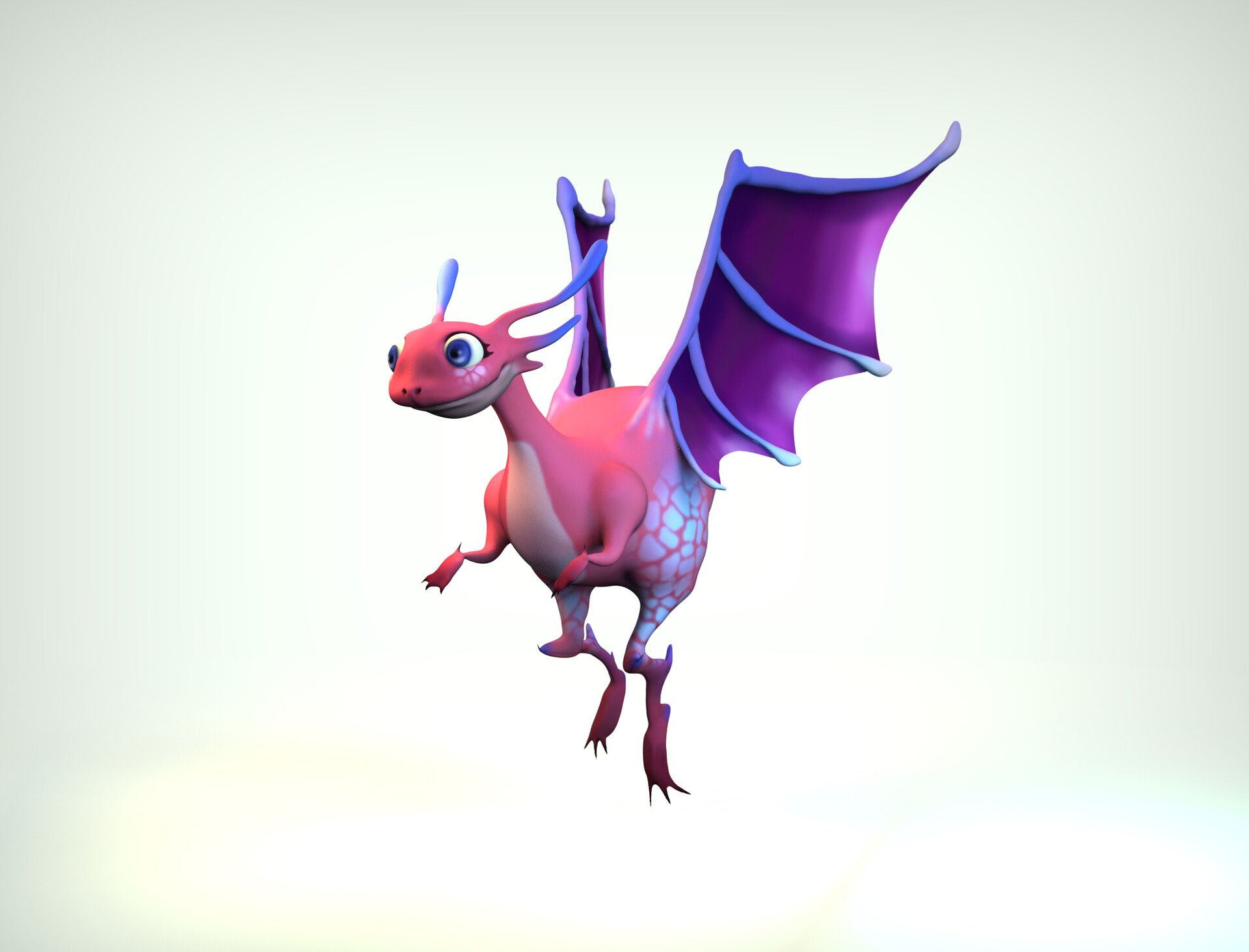 ArtStation - Pink Dragon