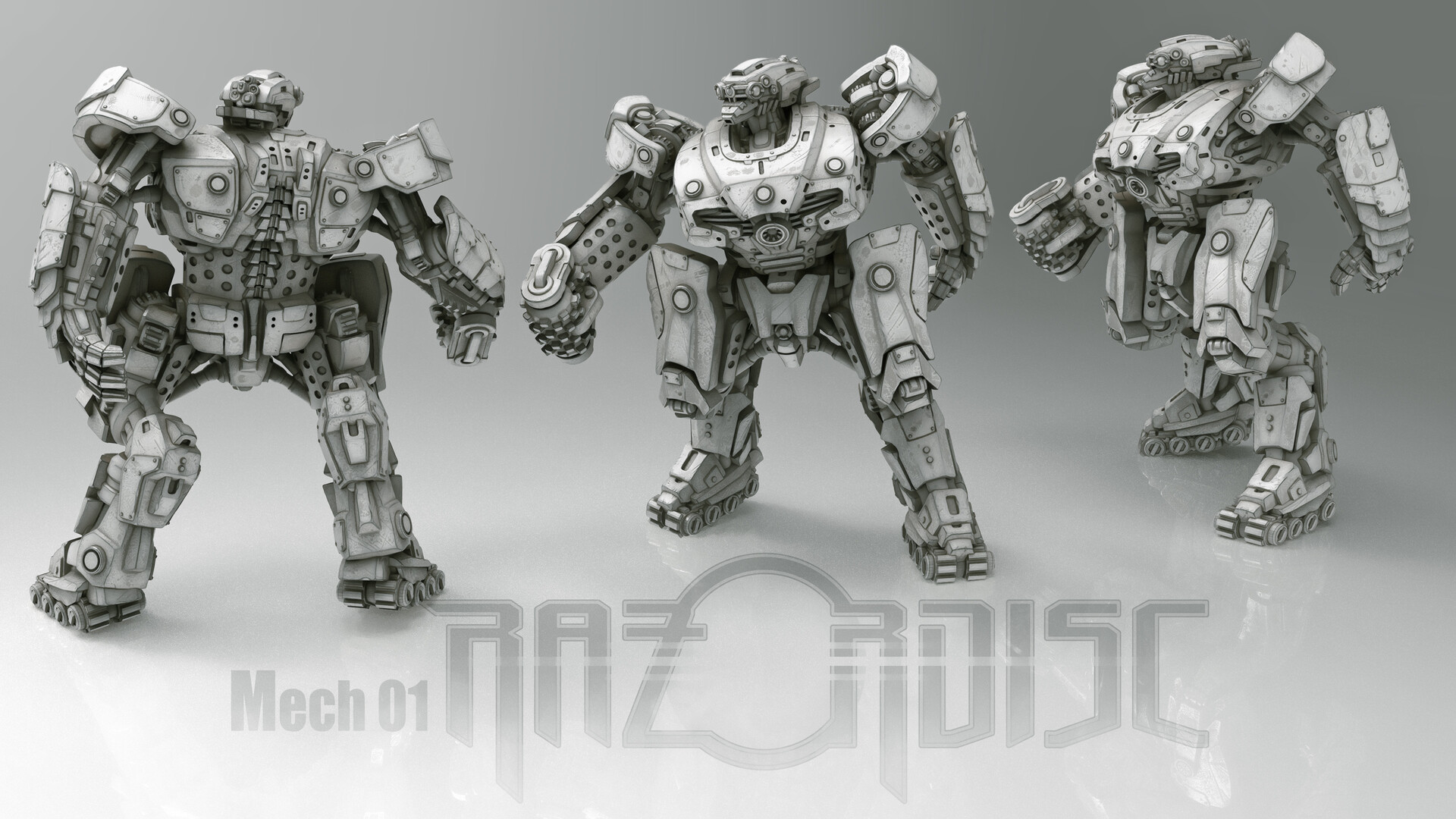 ArtStation - Razordisk - The Mechs