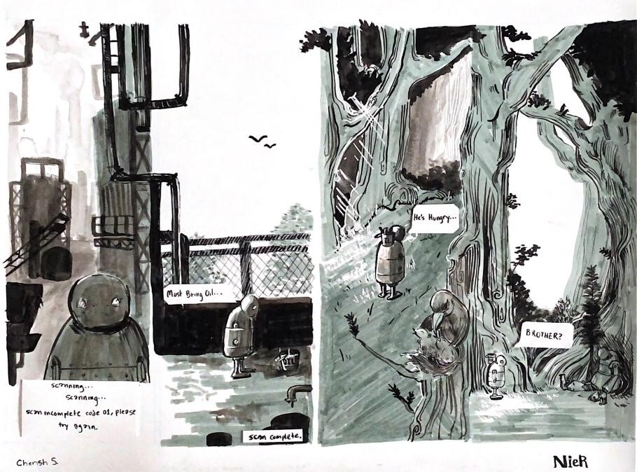 ArtStation - Oil - Comic