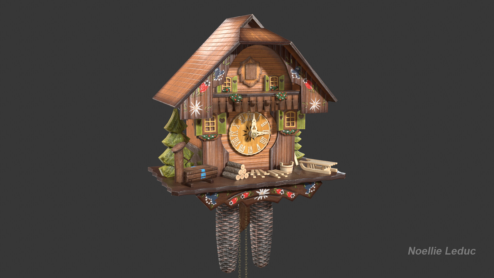 ArtStation - Cuckoo Clock (Game)