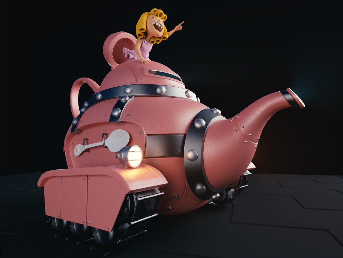 ArtStation - The Rolling Teapot