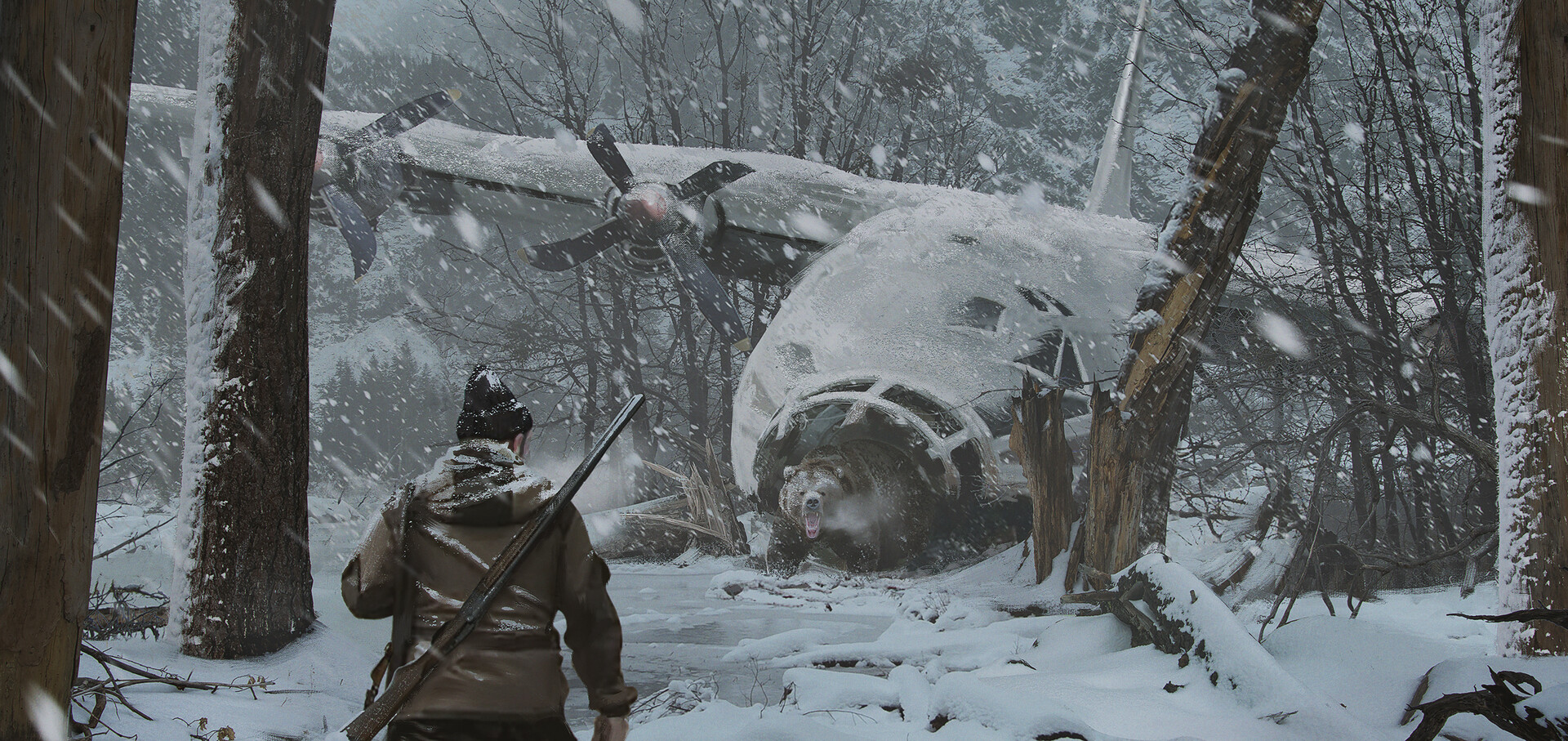 ArtStation - Plane Wreckage