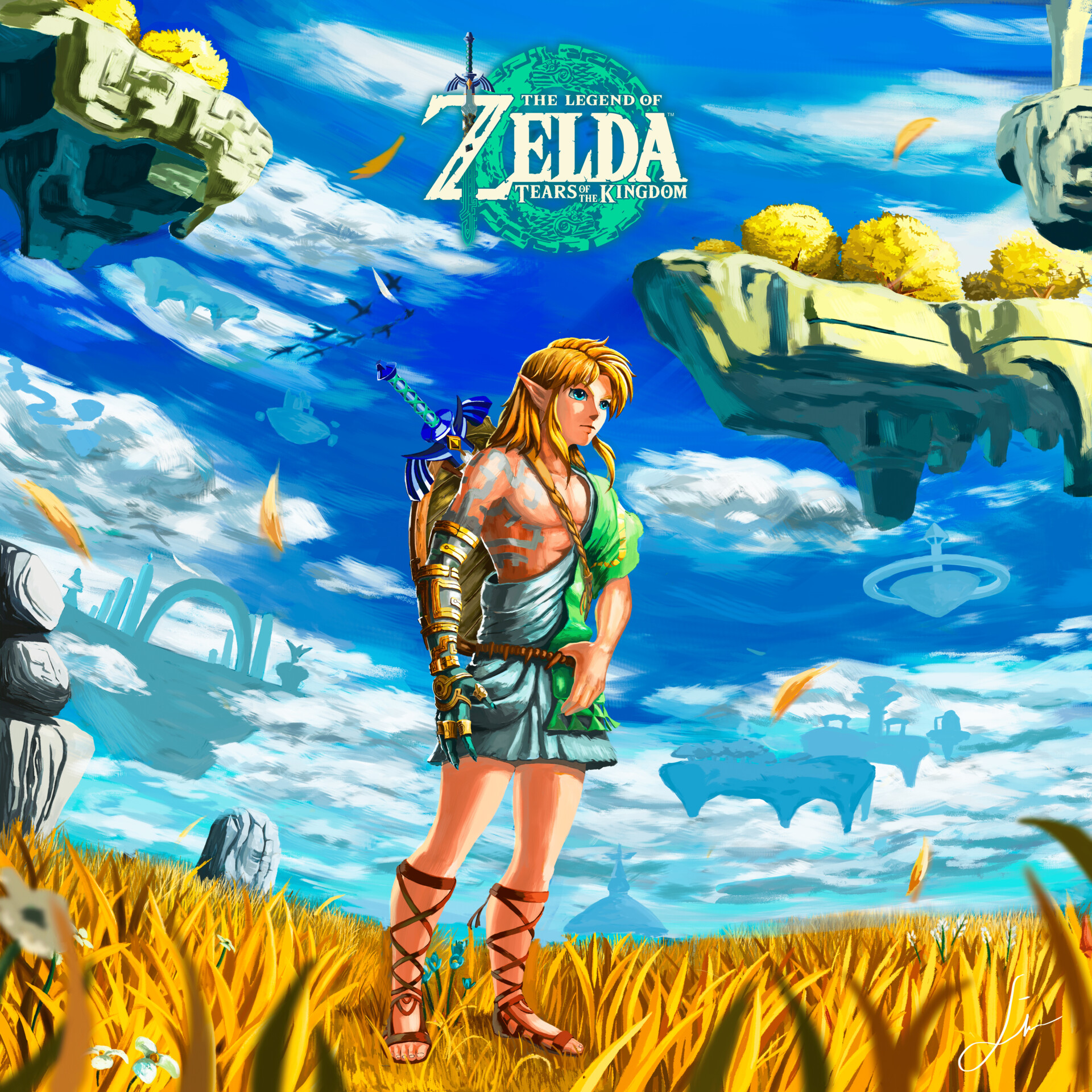 ArtStation - The Legend of Zelda Tears of the Kingdom Fan Artwork