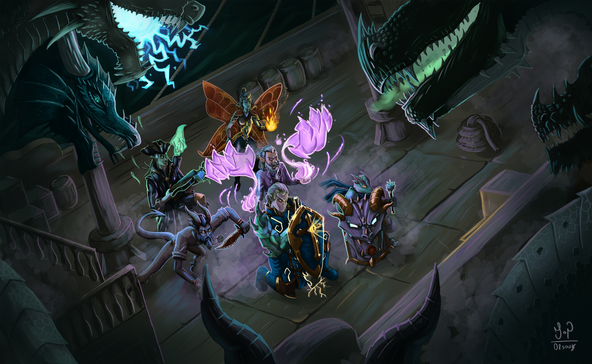 ArtStation - Tiamat Attack