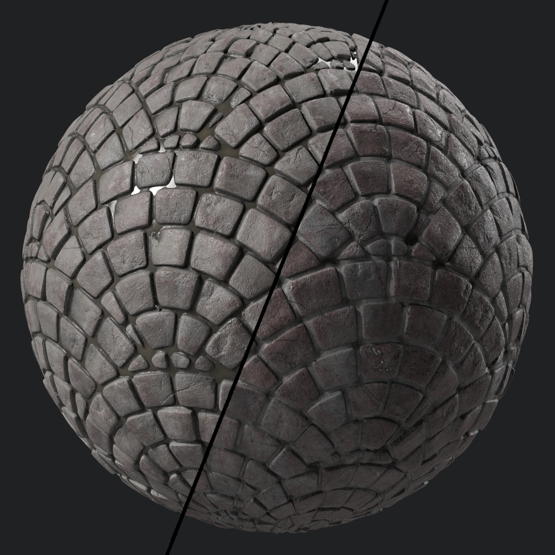 ArtStation - Pavement Materials 38- Stone Paving | Pbr 4k Seamless Sbsar