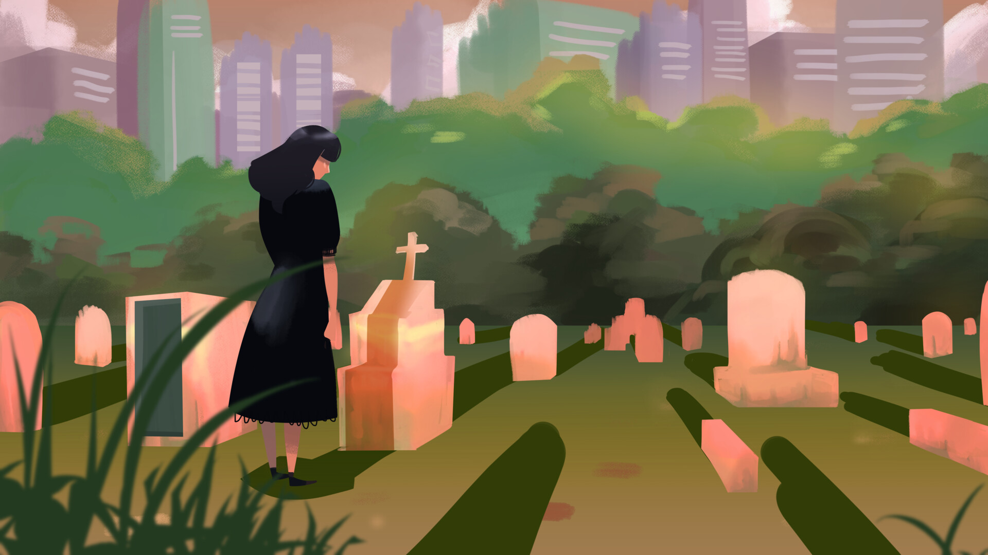 ArtStation - Moodboards: Graveyard Scene