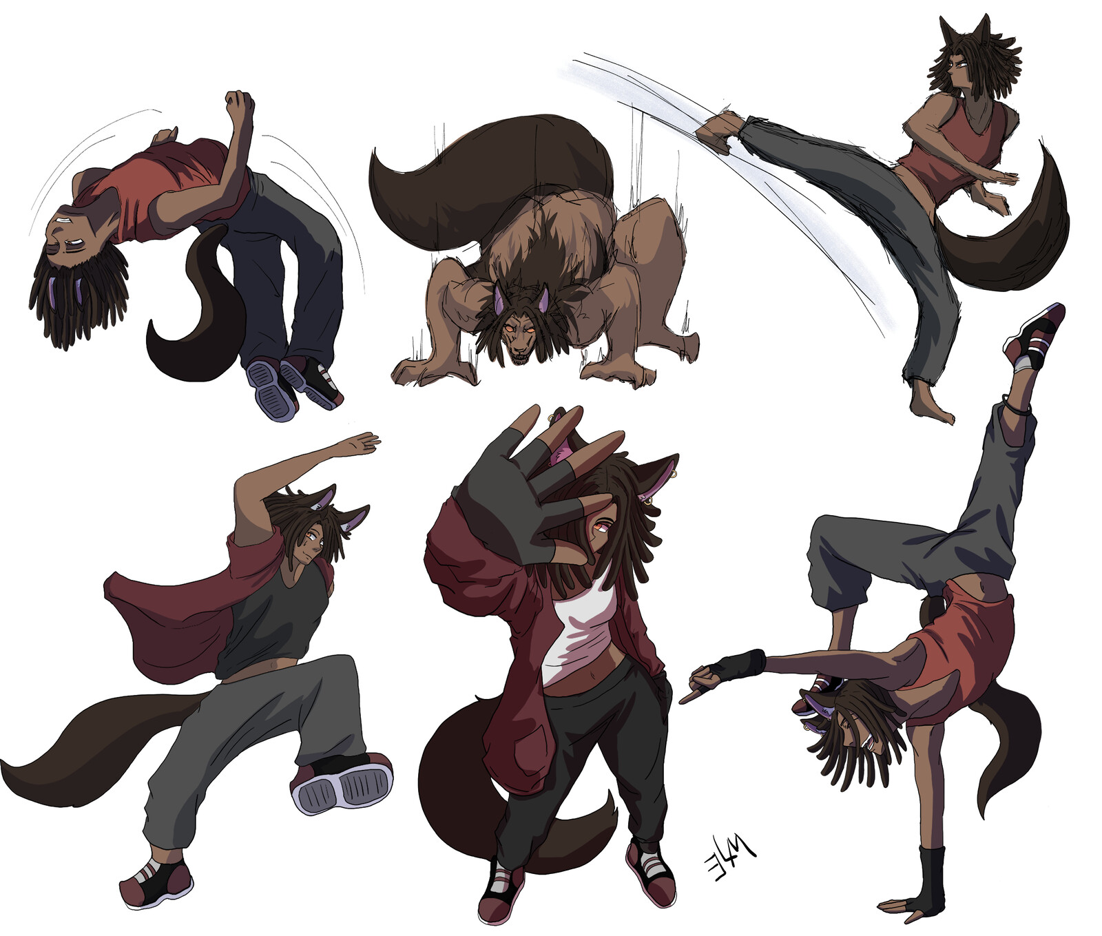 Laureall - Dynamic Poses Sheet