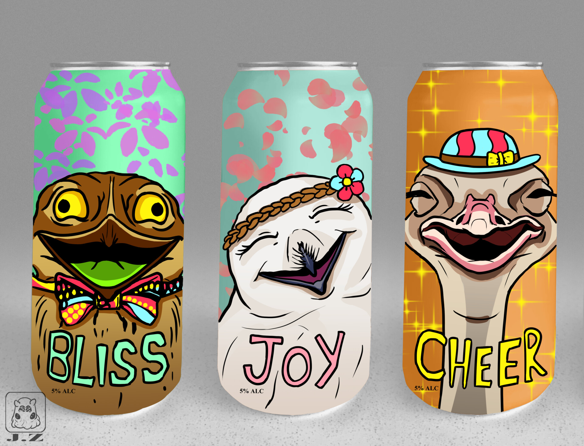 ArtStation - Beer Can Designs