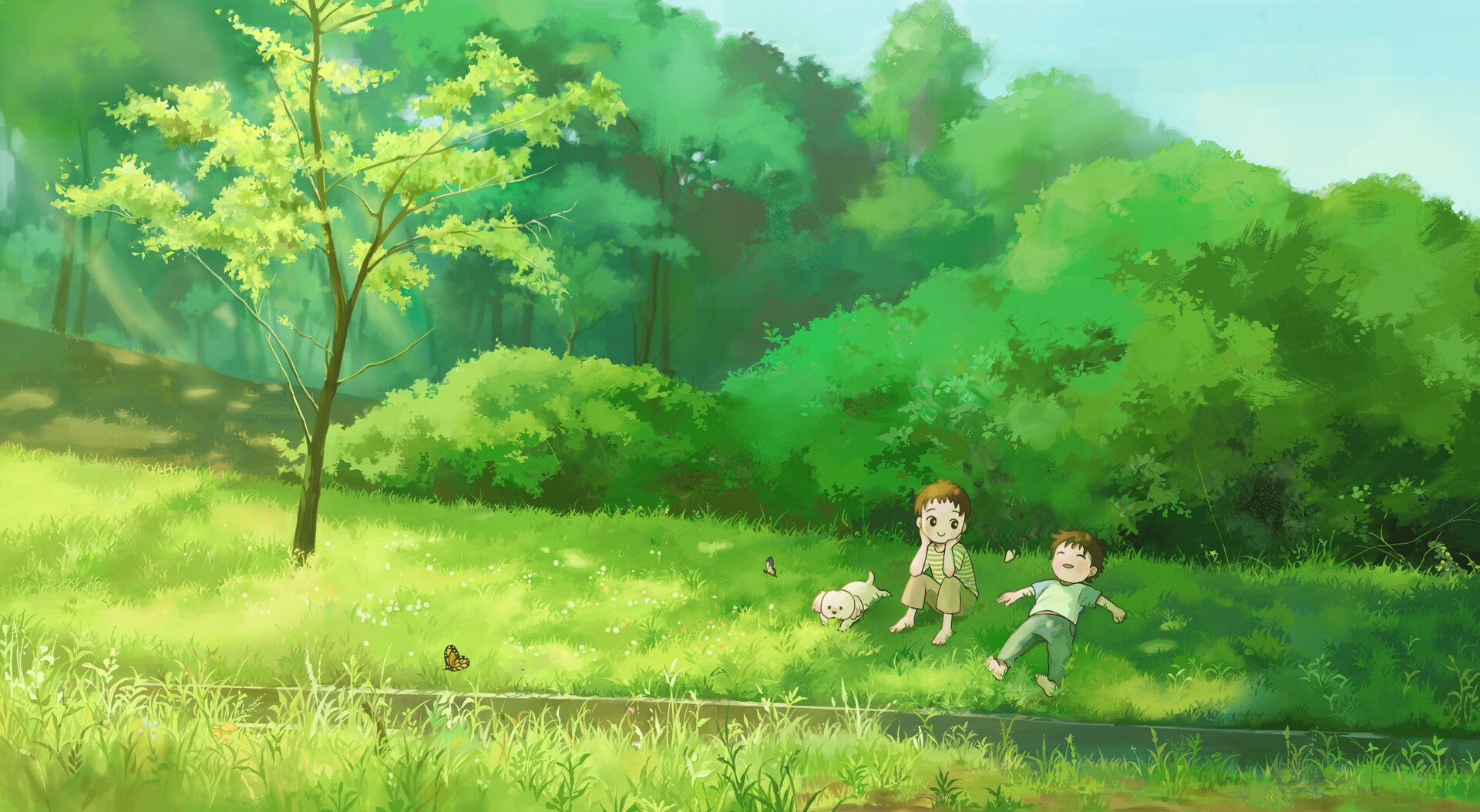 ArtStation - Spring afternoon