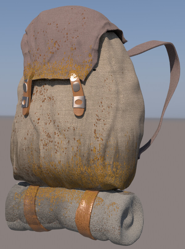 ArtStation - Updated Backpack model