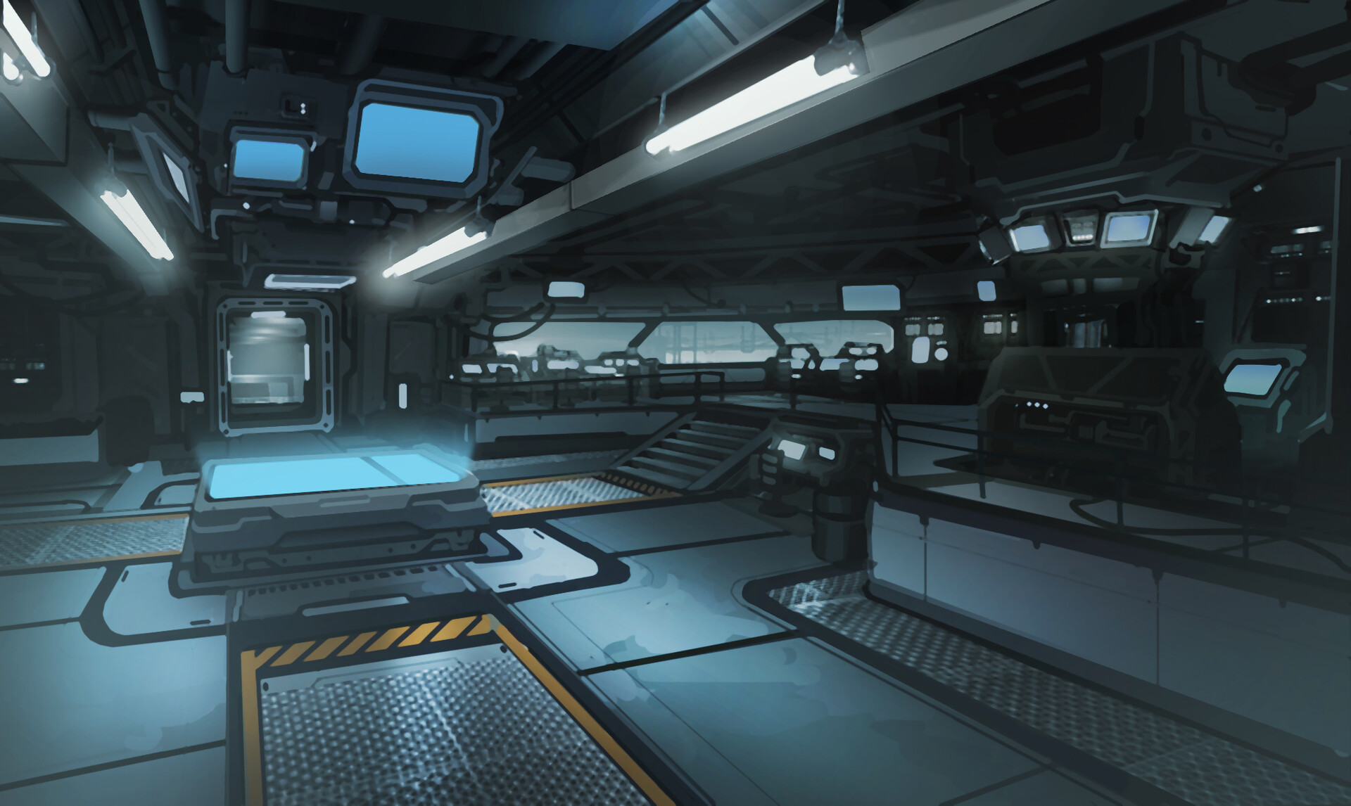 Bryan Flynn - Aliens Endeavor Hub Paintovers