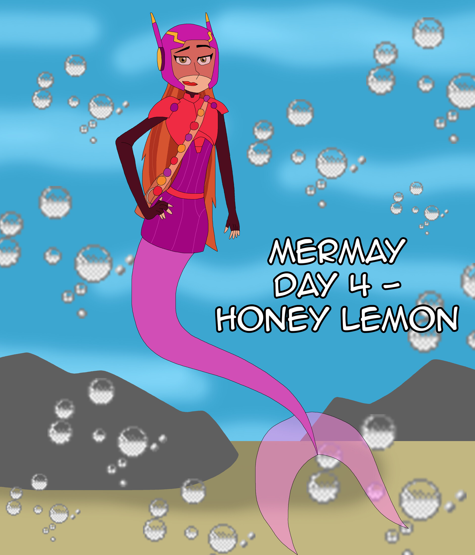 ArtStation - Mermay Day 4 - Honey Lemon