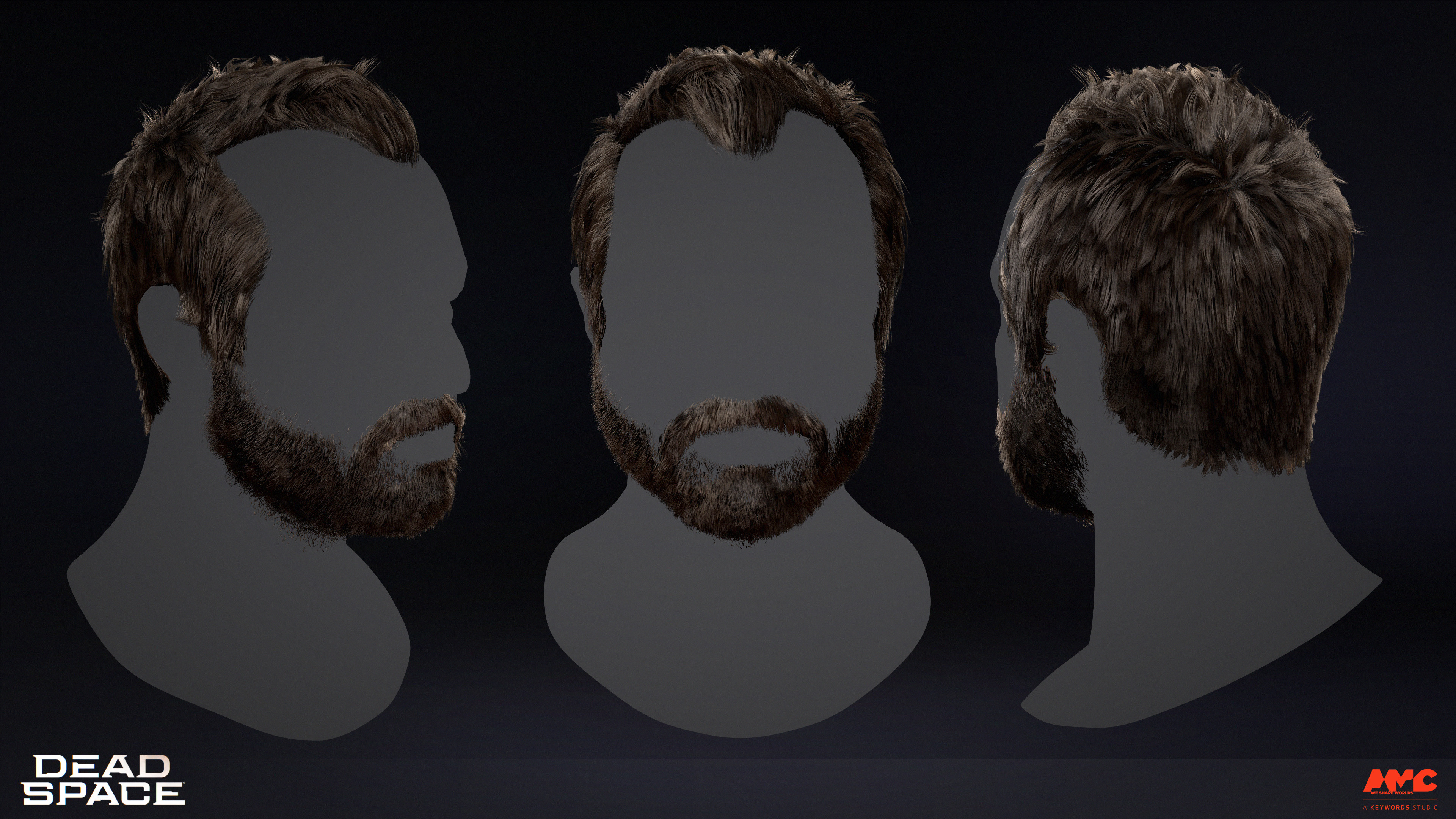 AMC Studio - Dead Space - Dr. Challus Mercer hair