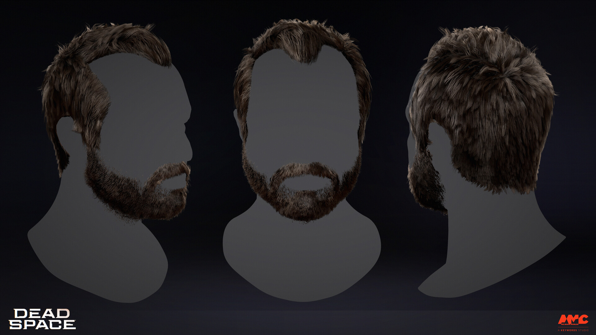 AMC Studio - Dead Space - Dr. Challus Mercer hair