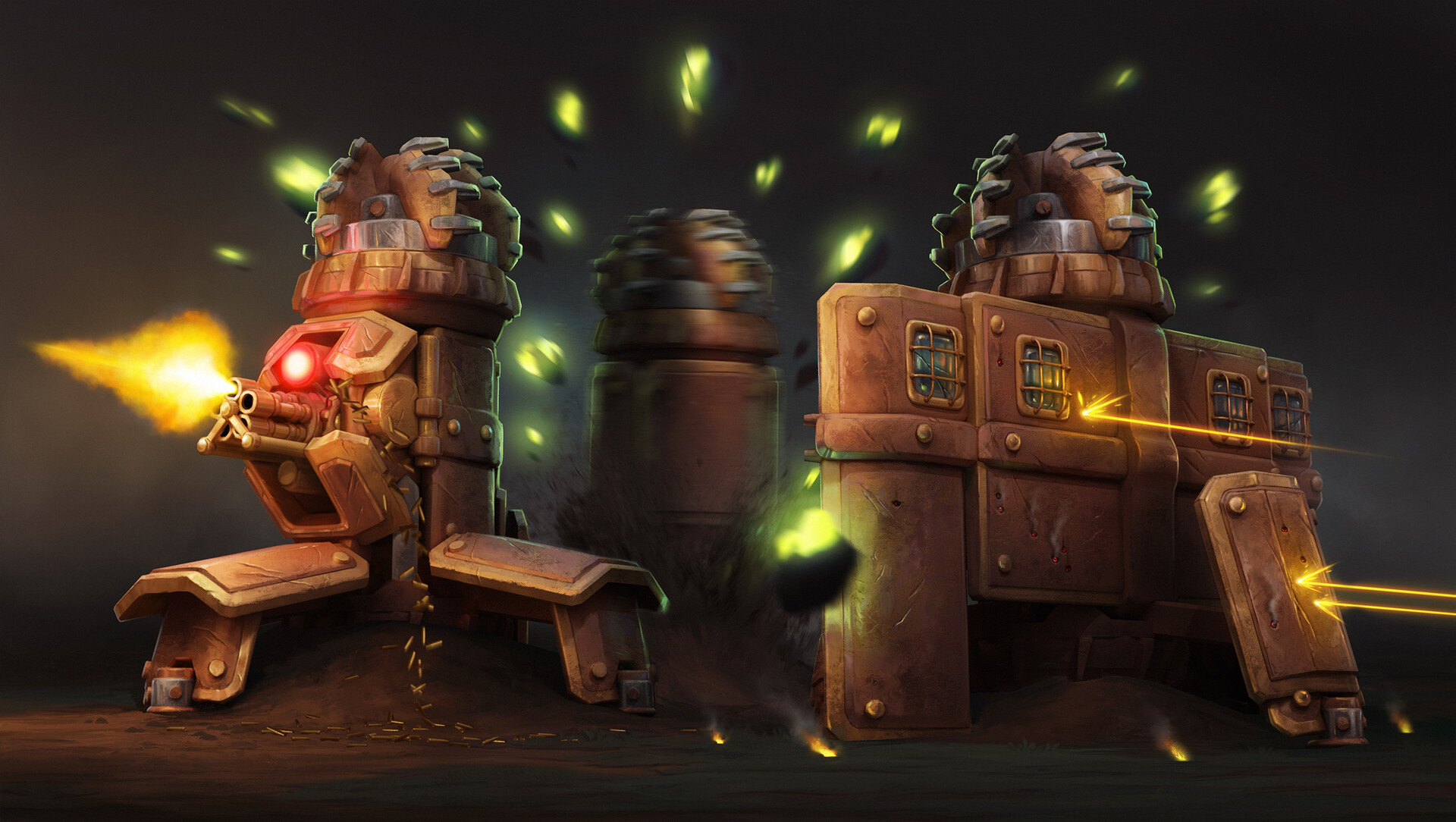 ArtStation - Volcanoids illustrations