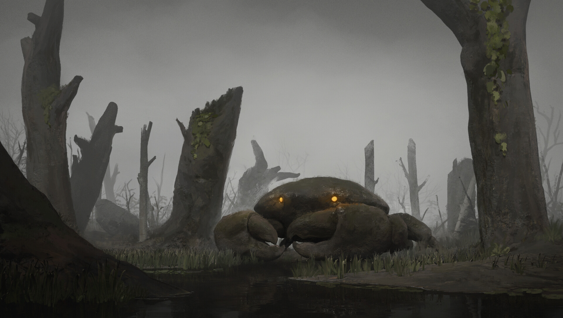 ArtStation - overgrown crab