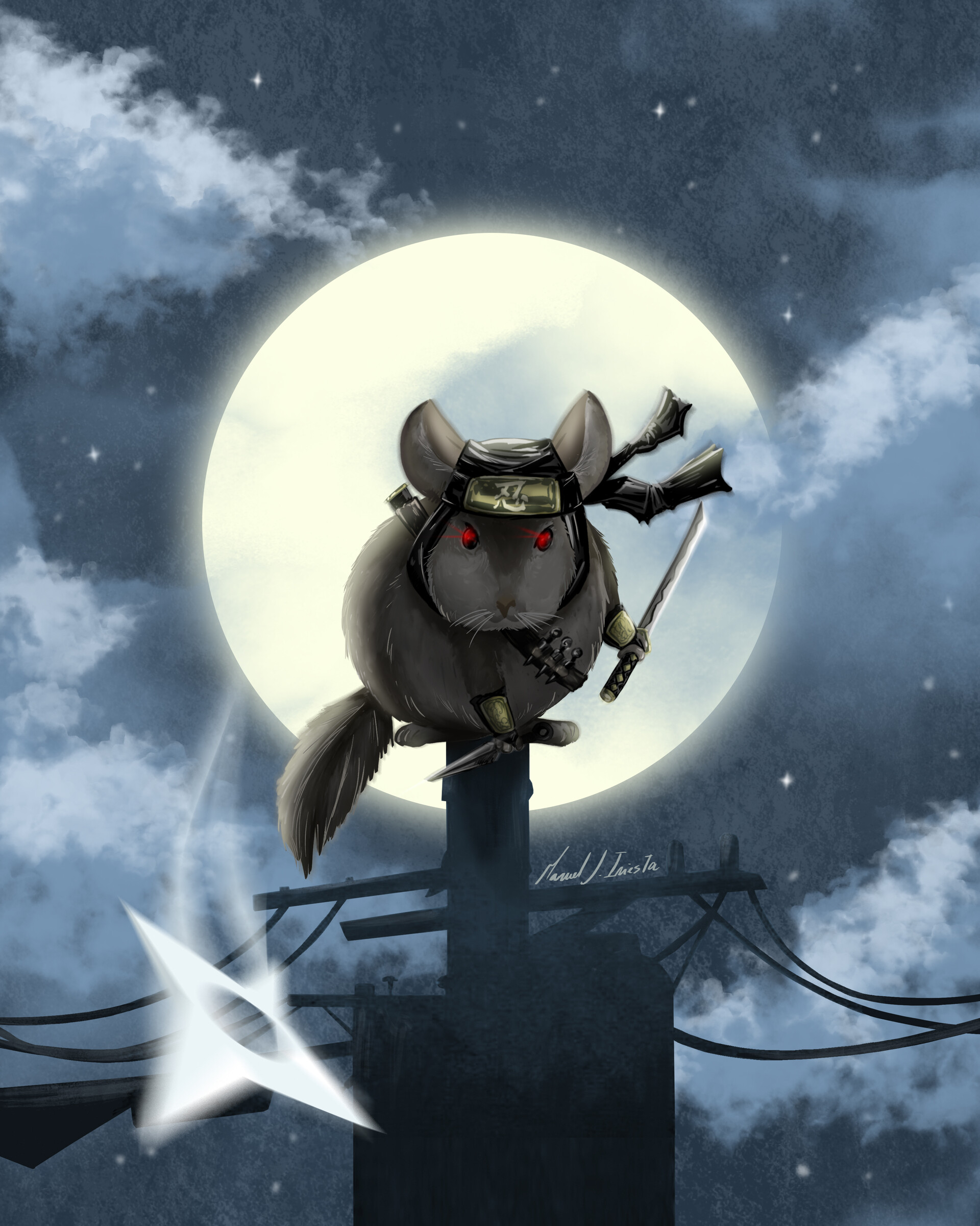 ArtStation - Chin Chinja Ninja by Manuel J Iniesta