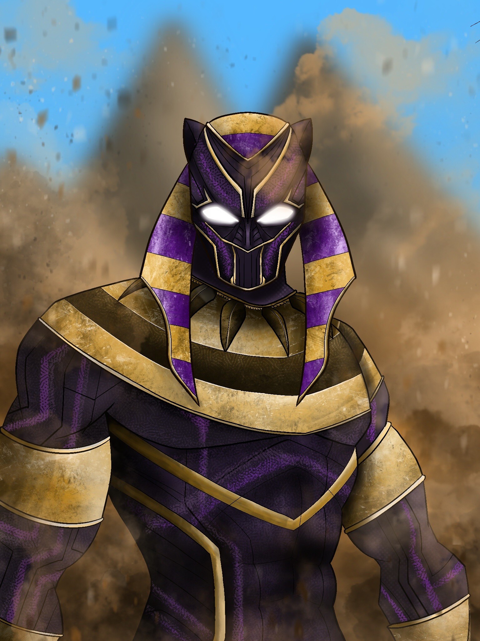 ArtStation - Egyptian God - Black Panther