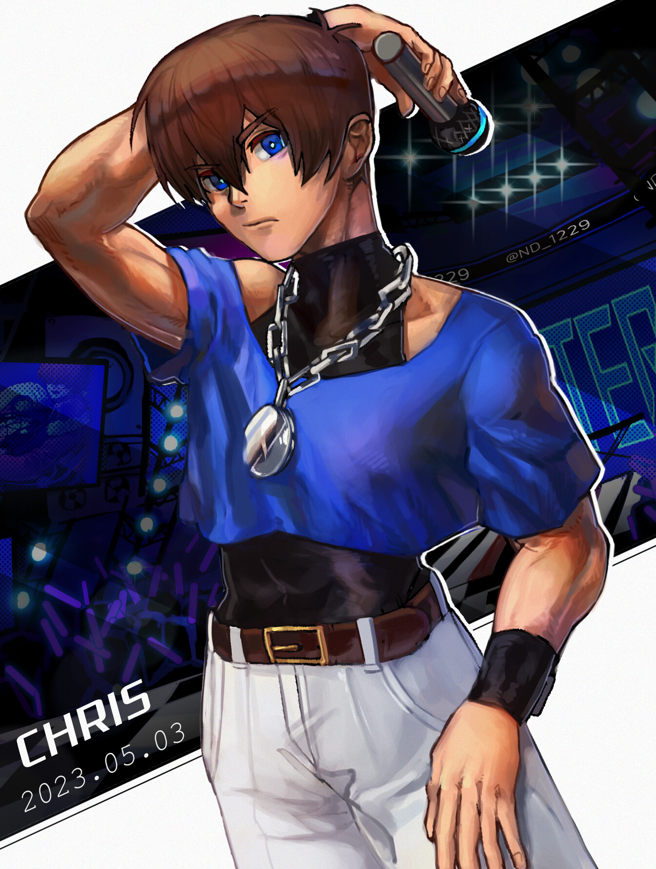 ArtStation - 킹오파 크리스 (KOF97 chris)