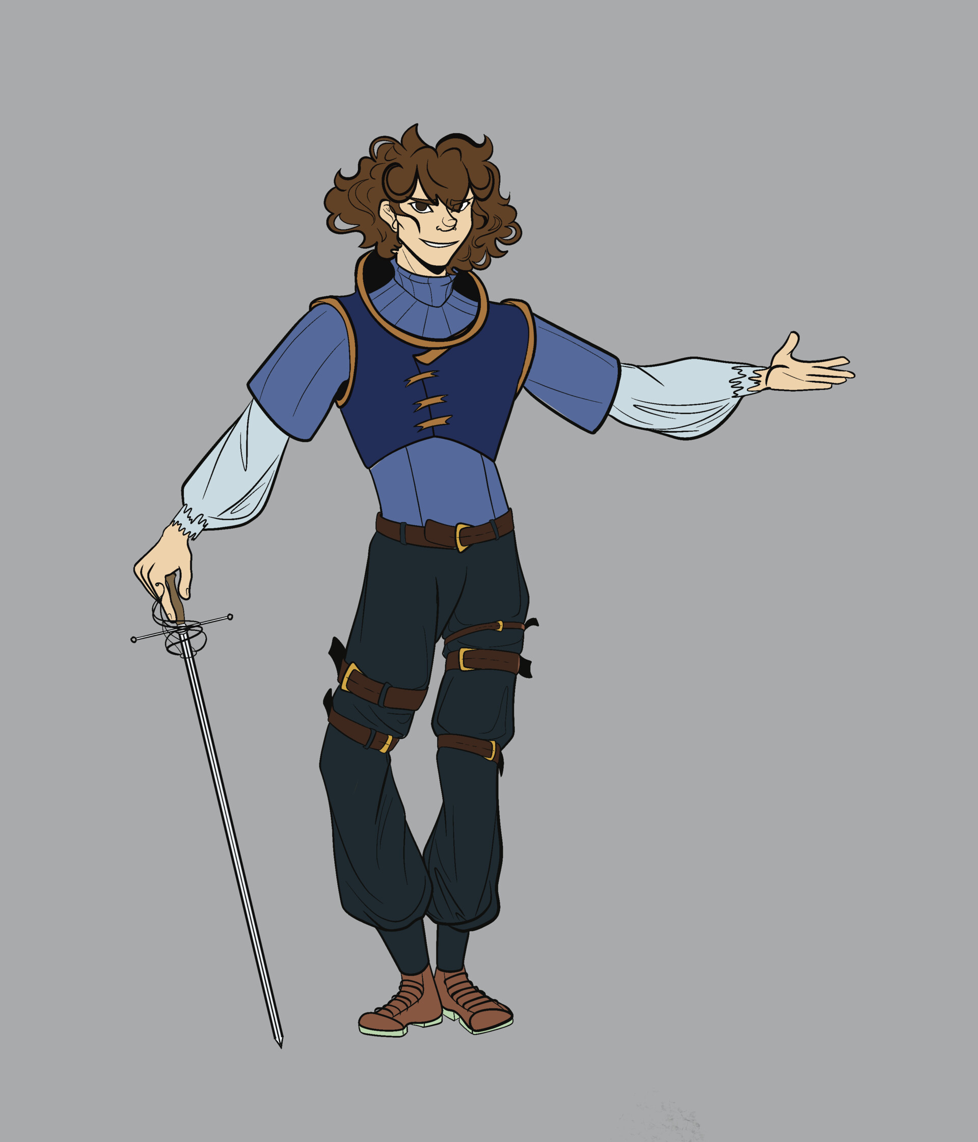 ArtStation - Bladesinging Wizard Character Design!