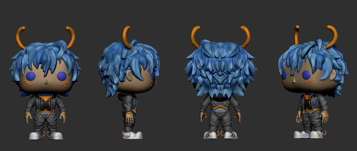 ArtStation - Kino Funko-Pop Sculpt (Original Character)