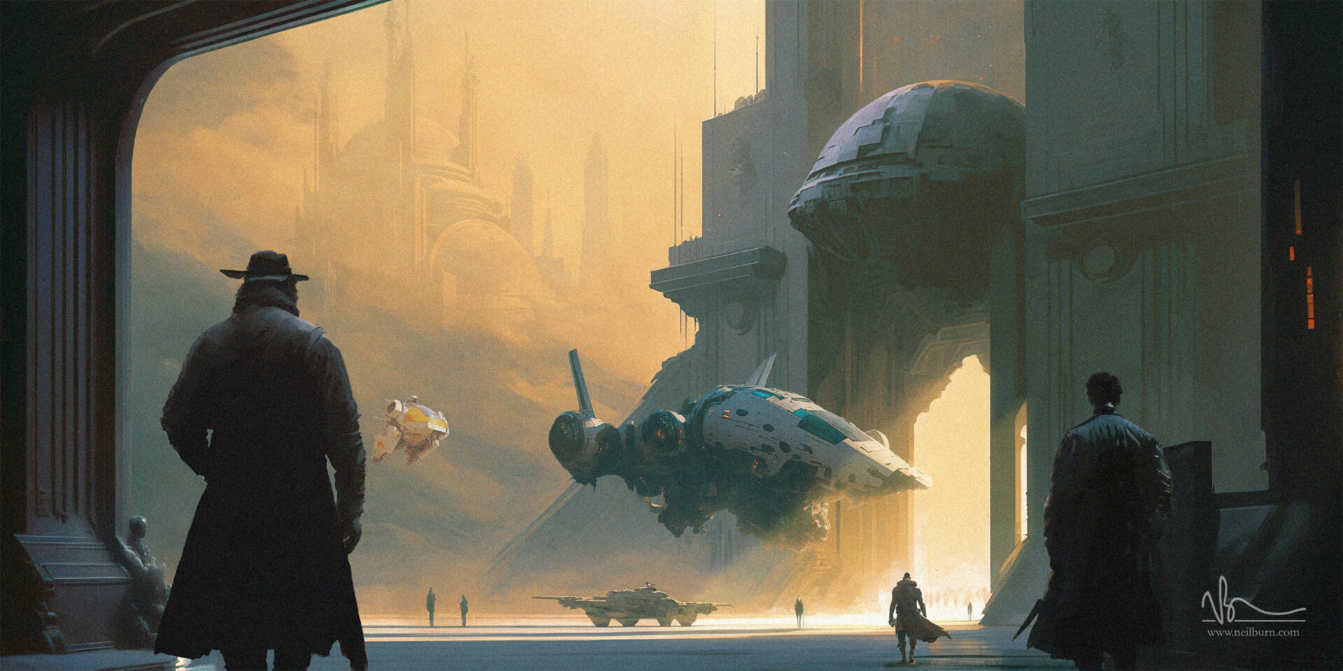 ArtStation - In the Shadows of Downtown, 2097