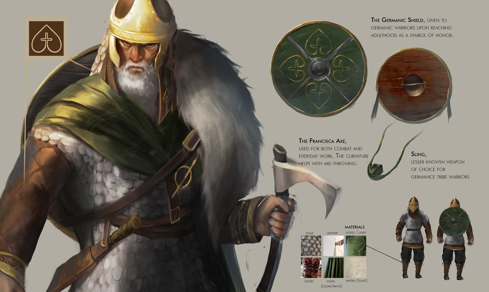 Germanic Tribe Warrior