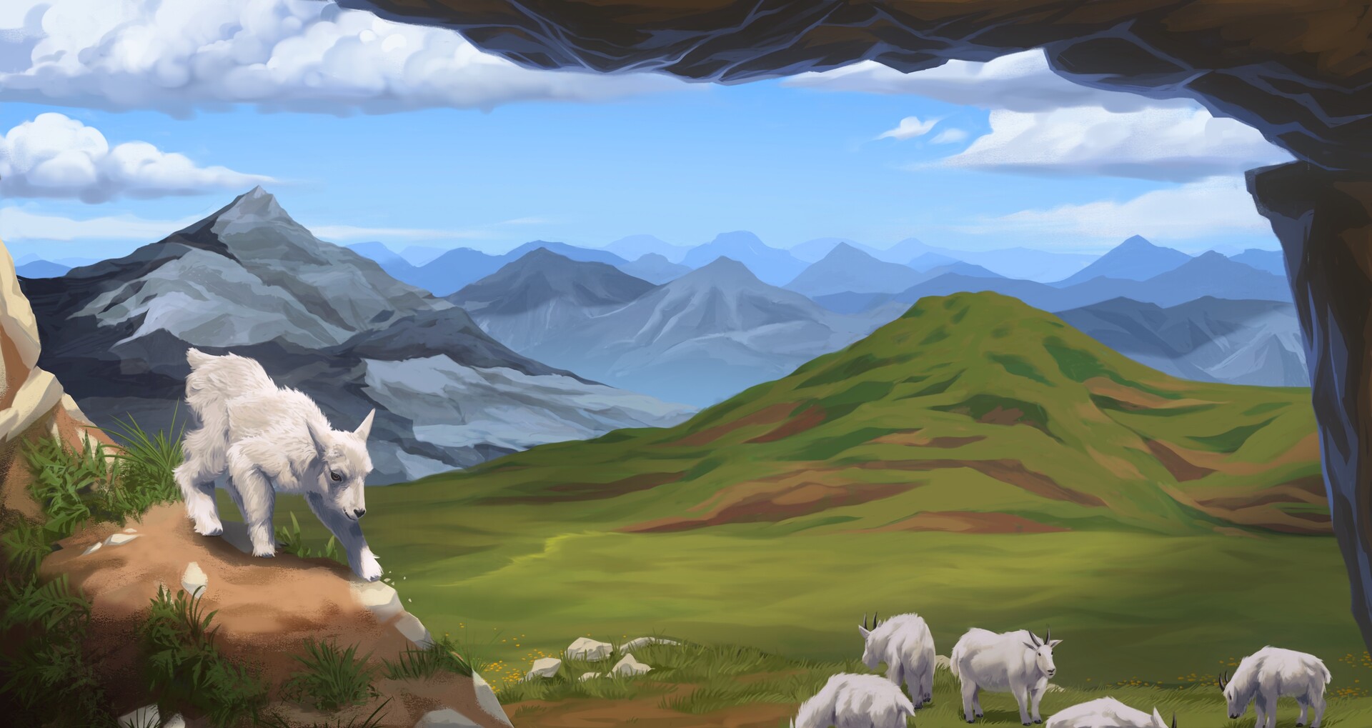 ArtStation - Mountain Grazing